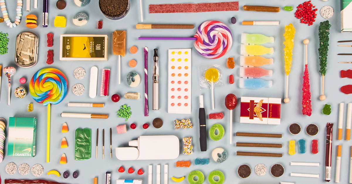 Colorful and close to candy