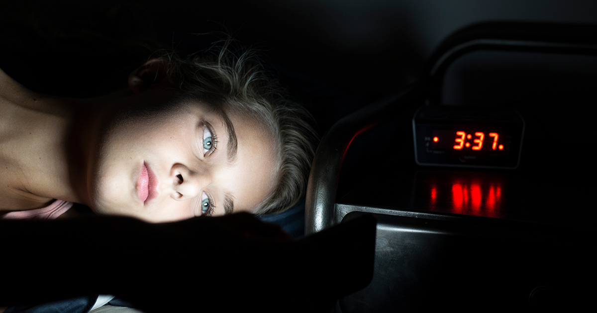 How does vaping nicotine impact sleep?